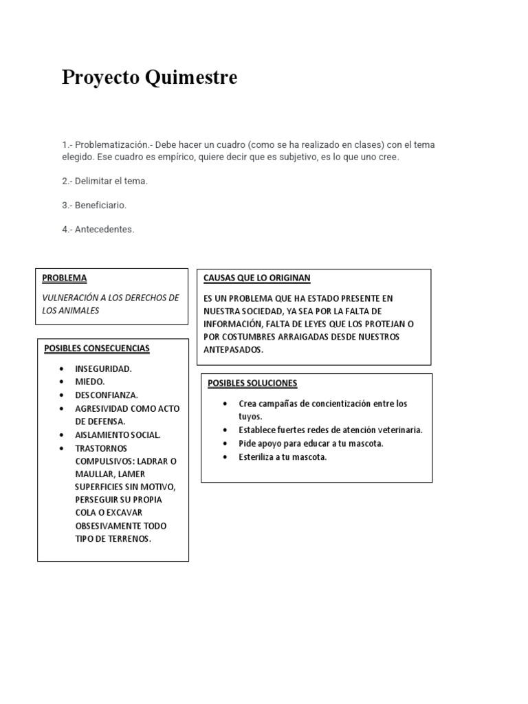 Proyecto Quimestre Tommy 3a | PDF | Ciencias sociales