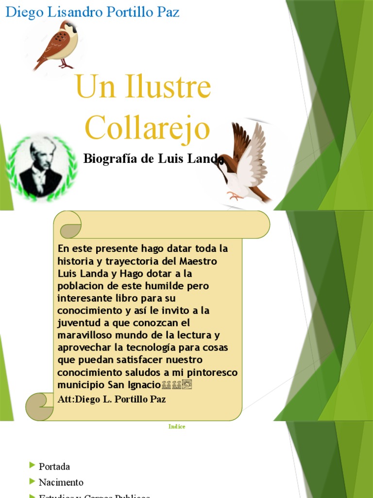 El Ilustre Collarejo (Biografía de Luis Landa) | PDF