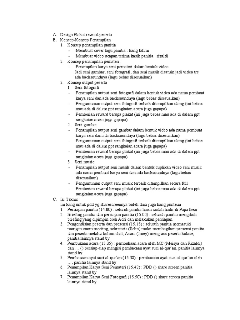 Konsep Untuk PDD | PDF