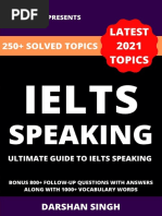 Ielts Speaking Marking Rubric | PDF | Fluency | Vocabulary