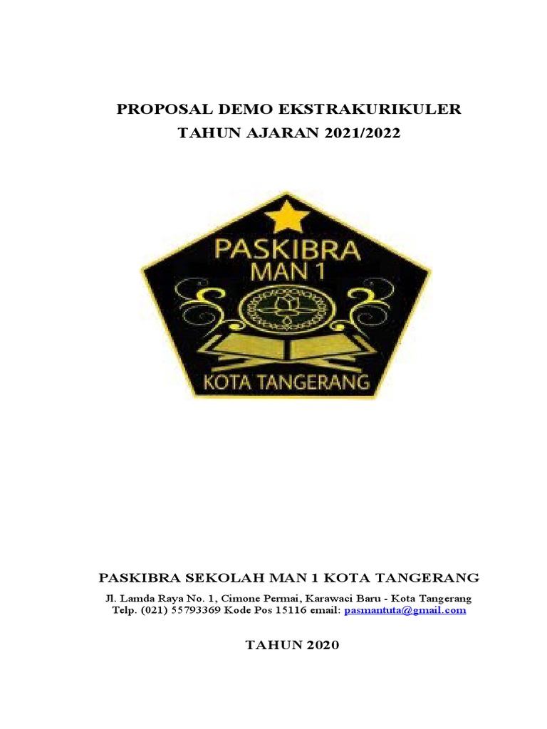 Proposal Demo Ekskul 2022 | PDF