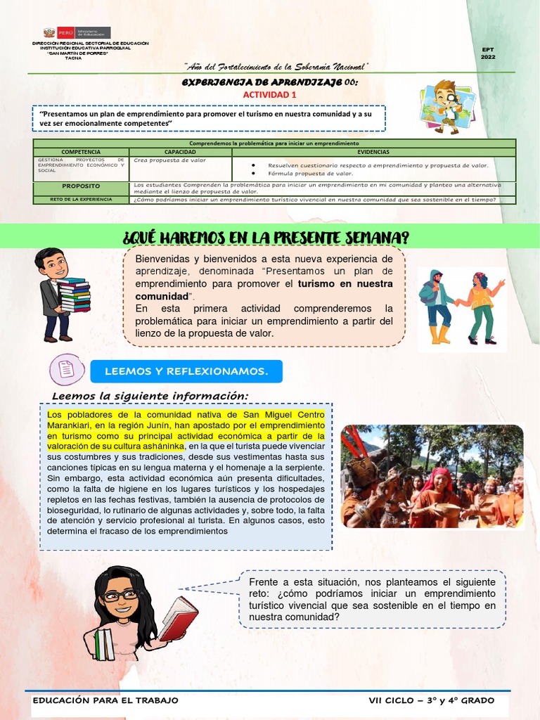JUAN ACOSTUPA ACT 1 - 3° y 4° | PDF | Iniciativa empresarial | Cliente