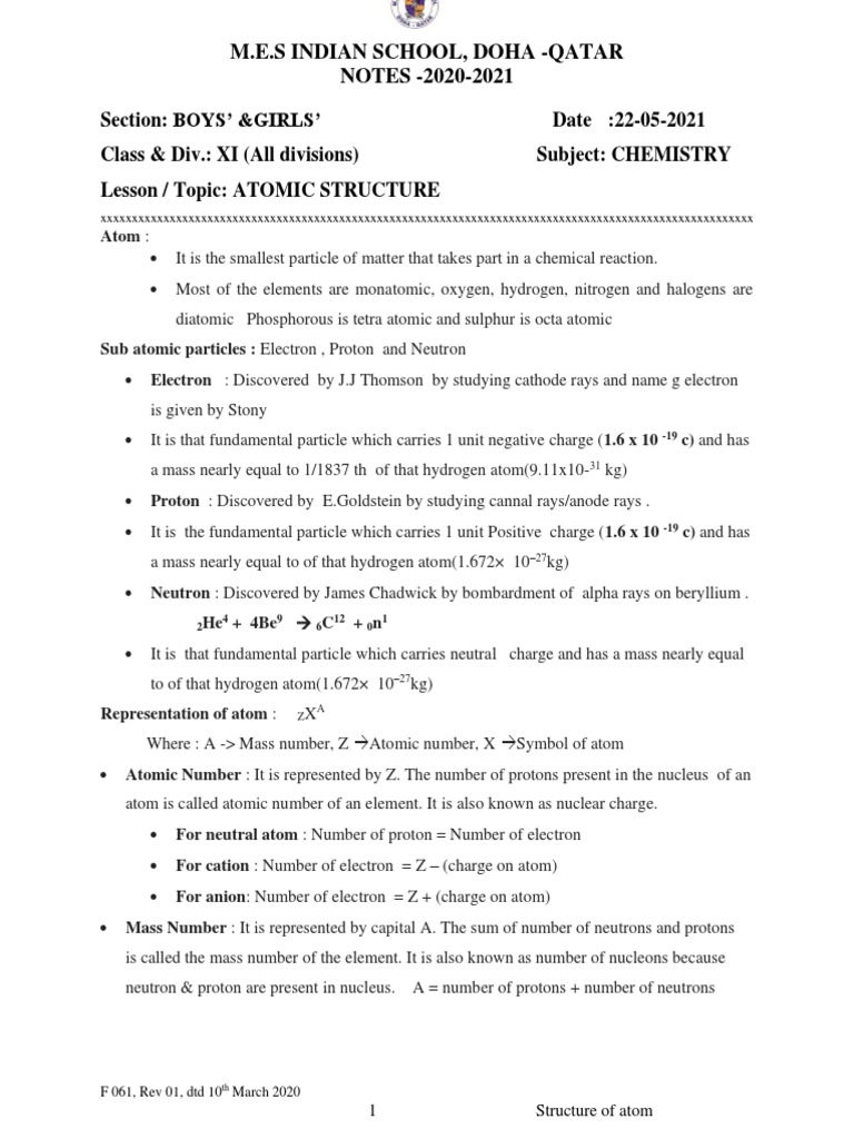 Exploring Atomic Structure An In Depth Look At Subatomic Particles Isotopes Electromagnetic