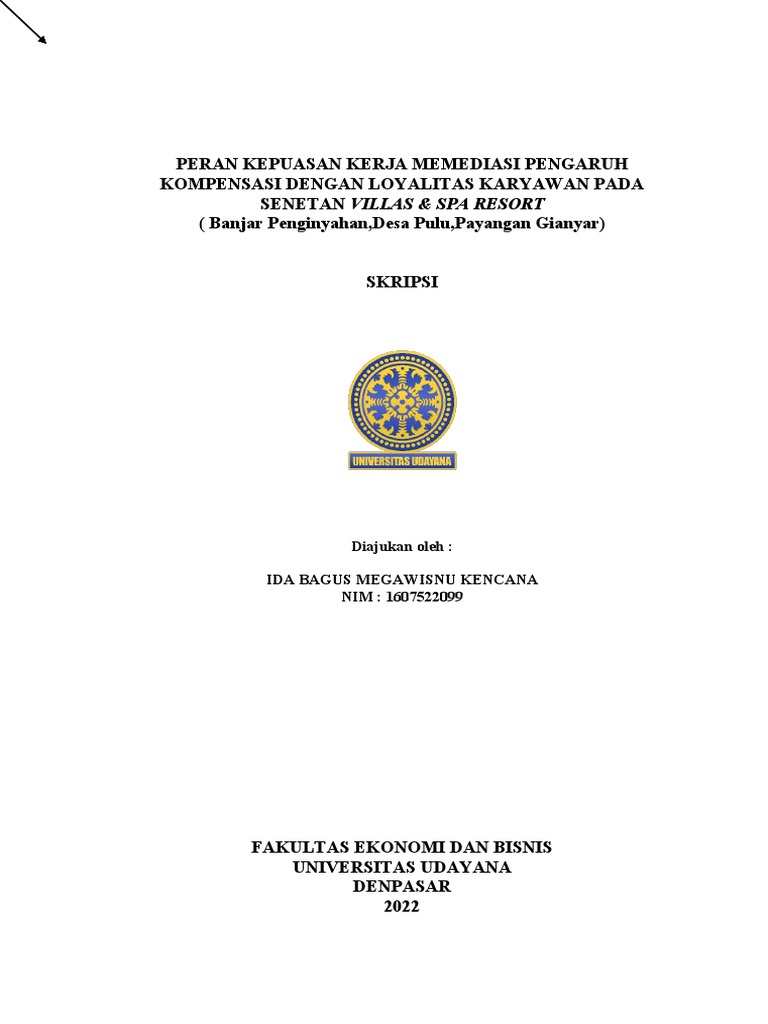 Draft Skripsi Gus Mega | PDF