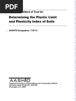 Aashto T 180 | PDF | Density | Soil