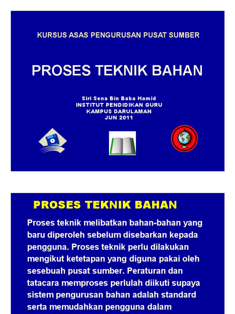 Proses Teknik Bahan Buku Dan Bukan Buku - Sena (Compatibility Mode) | PDF