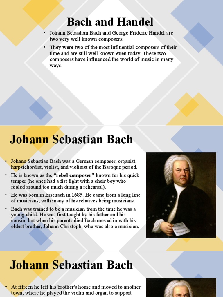 Music LEsson 4 | PDF | Johann Sebastian Bach | George Frideric Handel