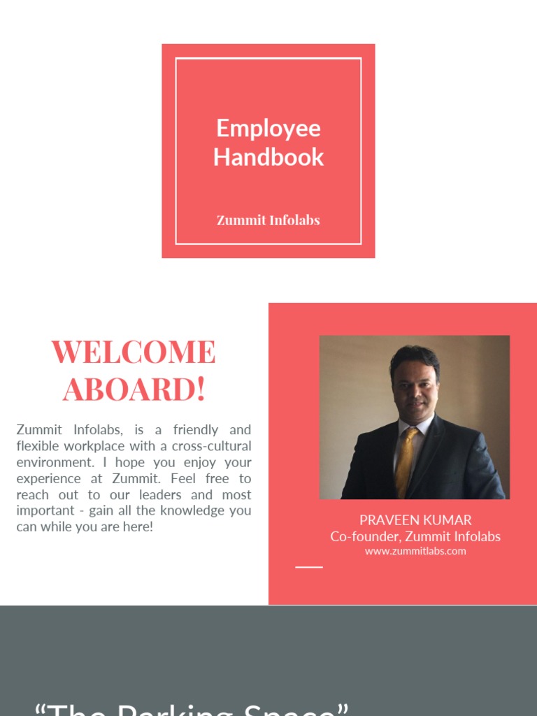 Zummit Employee Handbook v1.0 | PDF | Online Services | Communication
