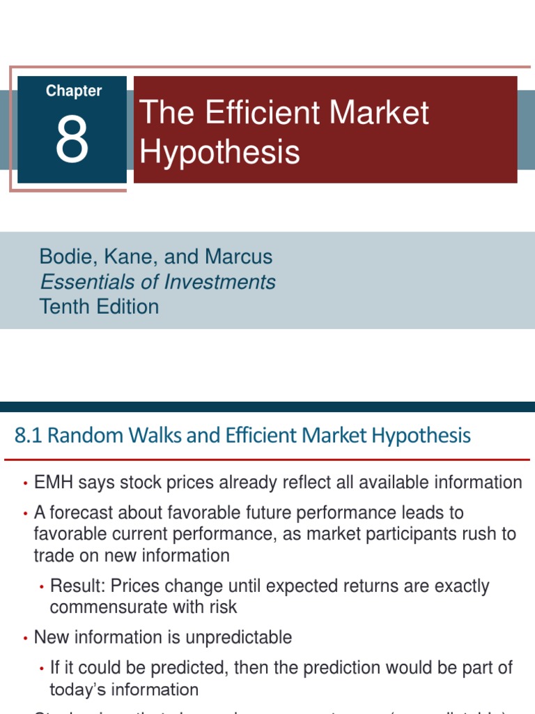 Ch8 Efficient Market Hypothesis | PDF | Efficient Market Hypothesis ...