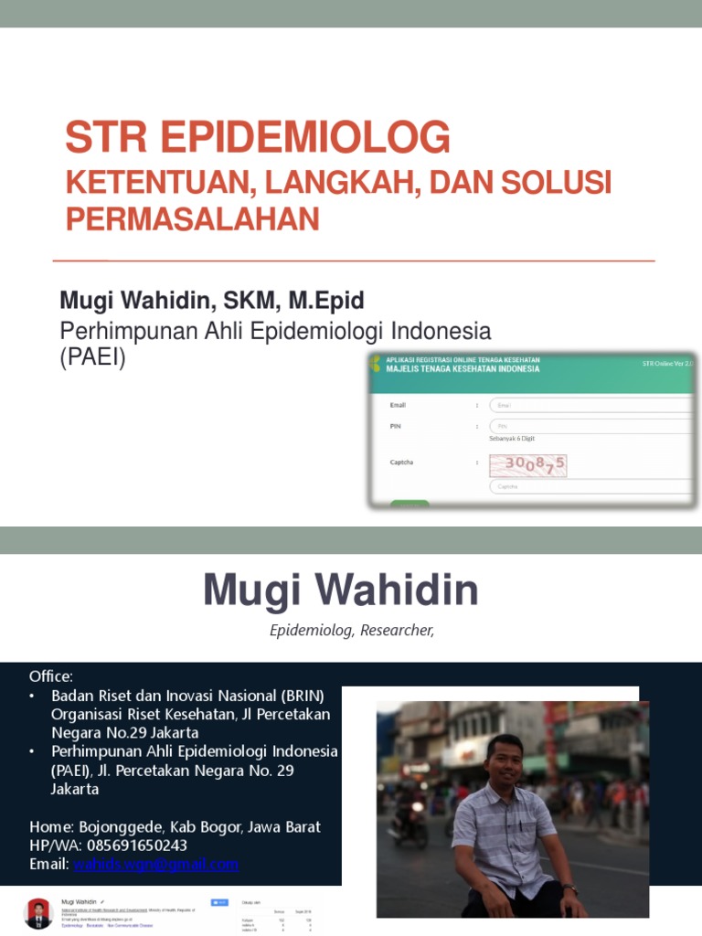 STR PAEI - Materi Mugi Wahidin, SKM, M.epid - 25 April 2022 | PDF | Karier & Perkembangan | Bisnis