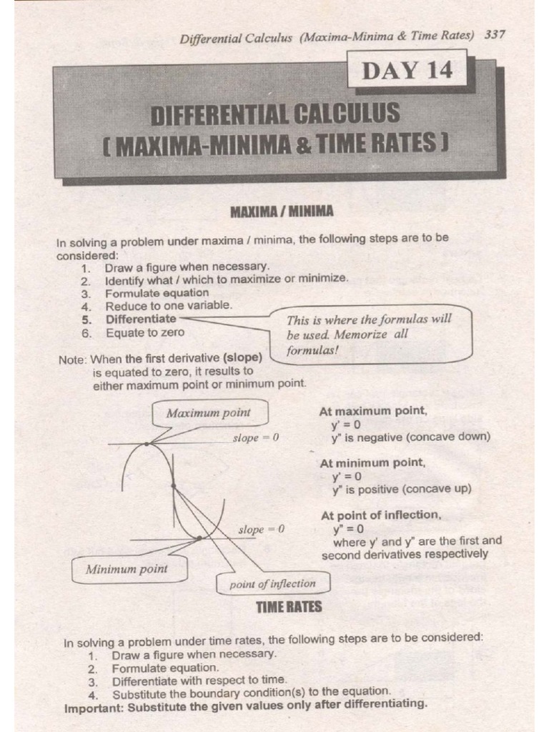 Maxima Minima Question | PDF