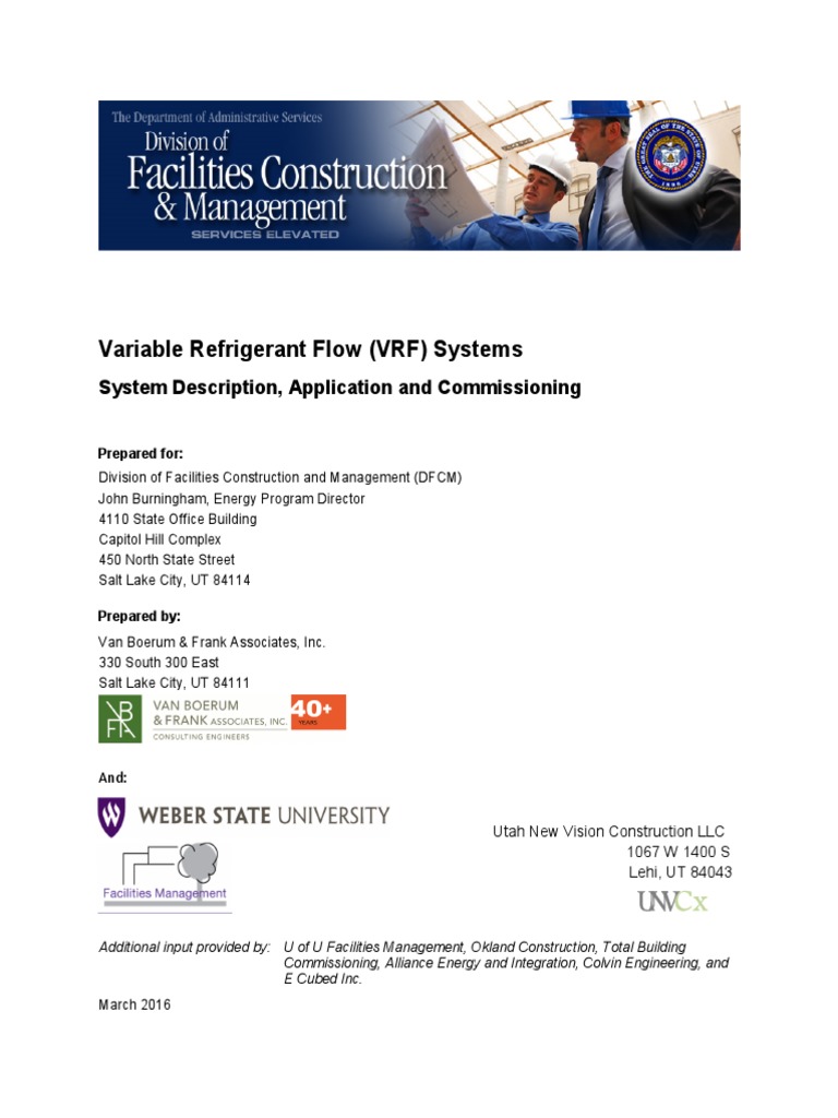 DFCM - Variable Refrigerant Flow | PDF | Air Conditioning | Heat Pump