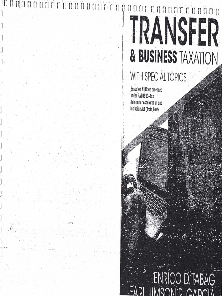 Tabag Tax 2 2019 Chapters 1-3 | PDF