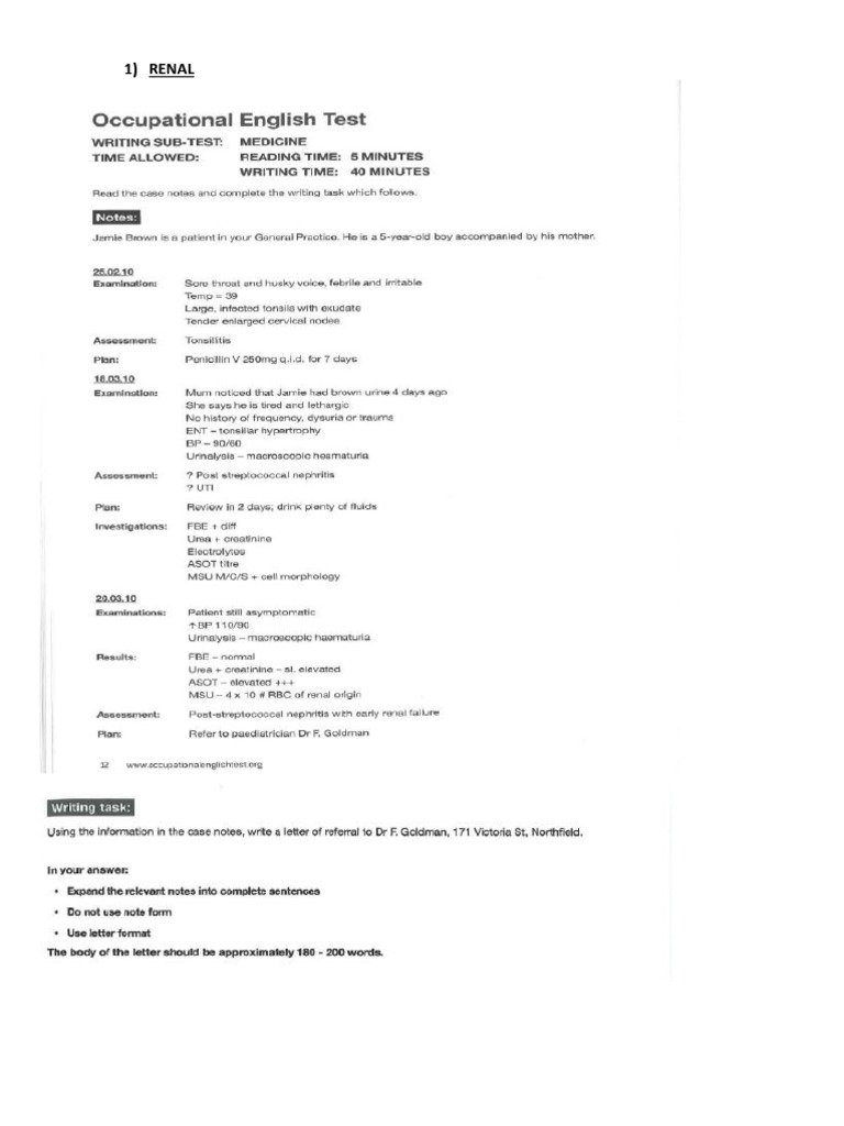 25 OET Official Case Notes (Medicine) | PDF | Indigestion | Diseases ...
