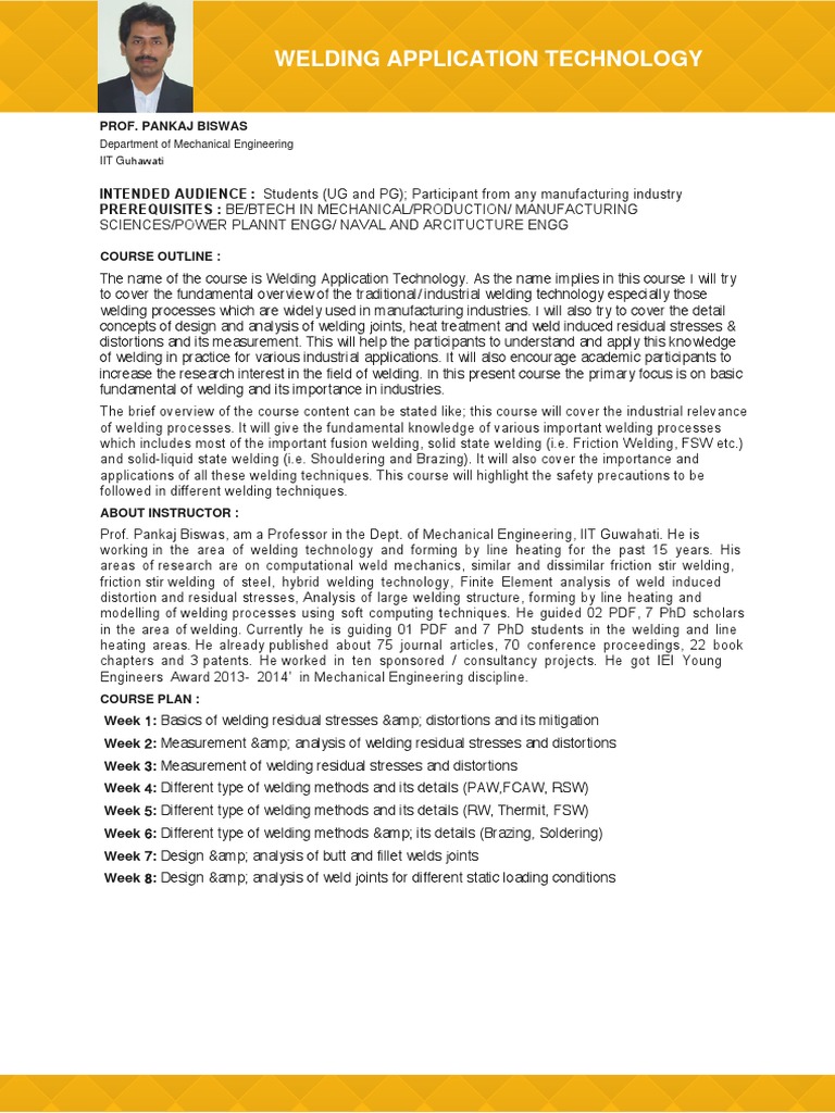 Welding Application Technology | PDF | Welding | Construction