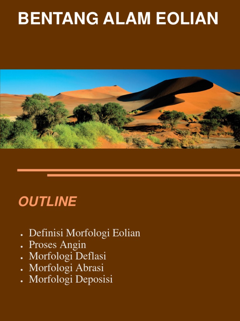 Bentang Alam Eolian | PDF