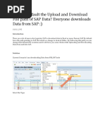 and Upload SAP Script | PDF