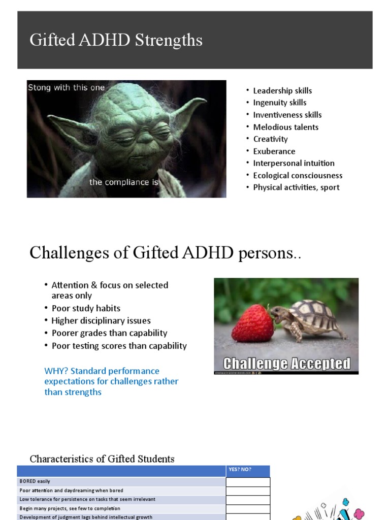 Gifted ADHD | PDF | Attention Deficit Hyperactivity Disorder ...