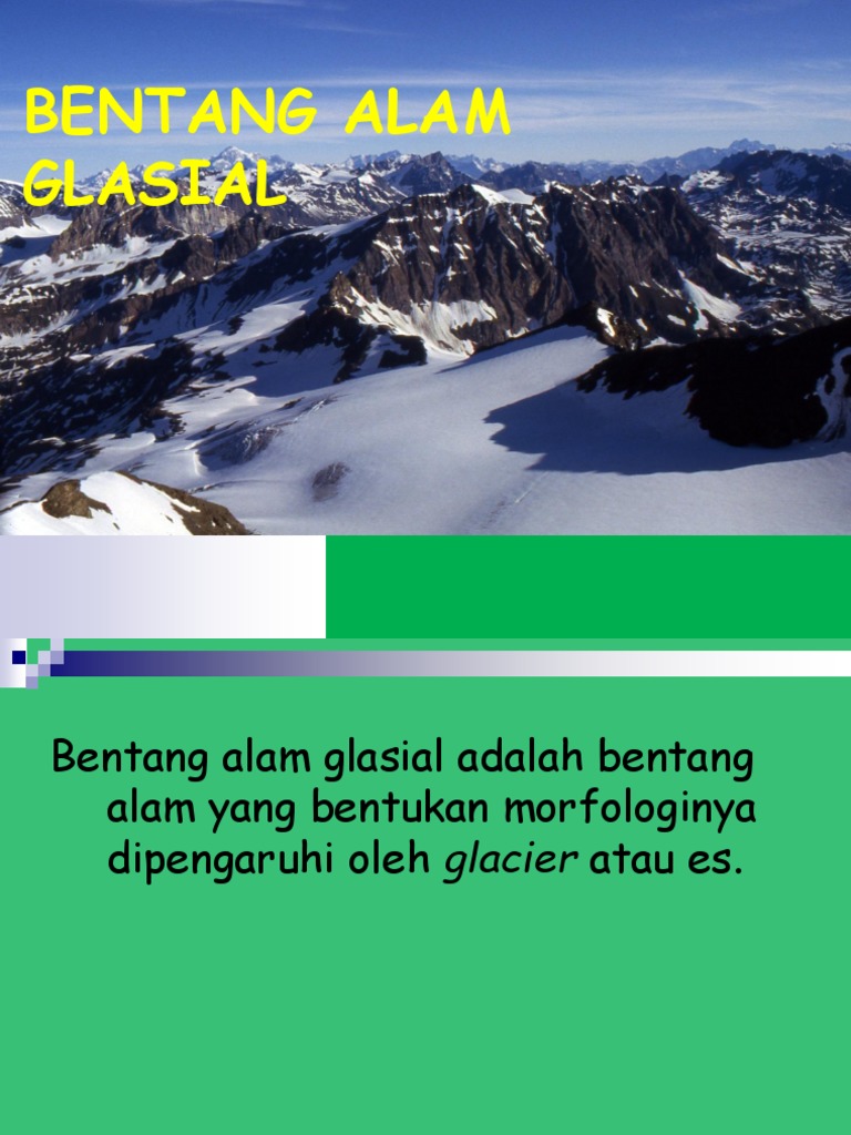 Bentang Alam Glasial | PDF
