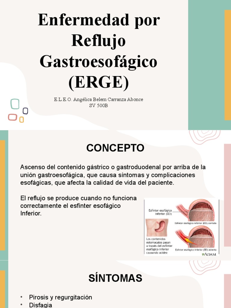 Erge | PDF | La enfermedad por reflujo gastroesofágico | Gastroenterología
