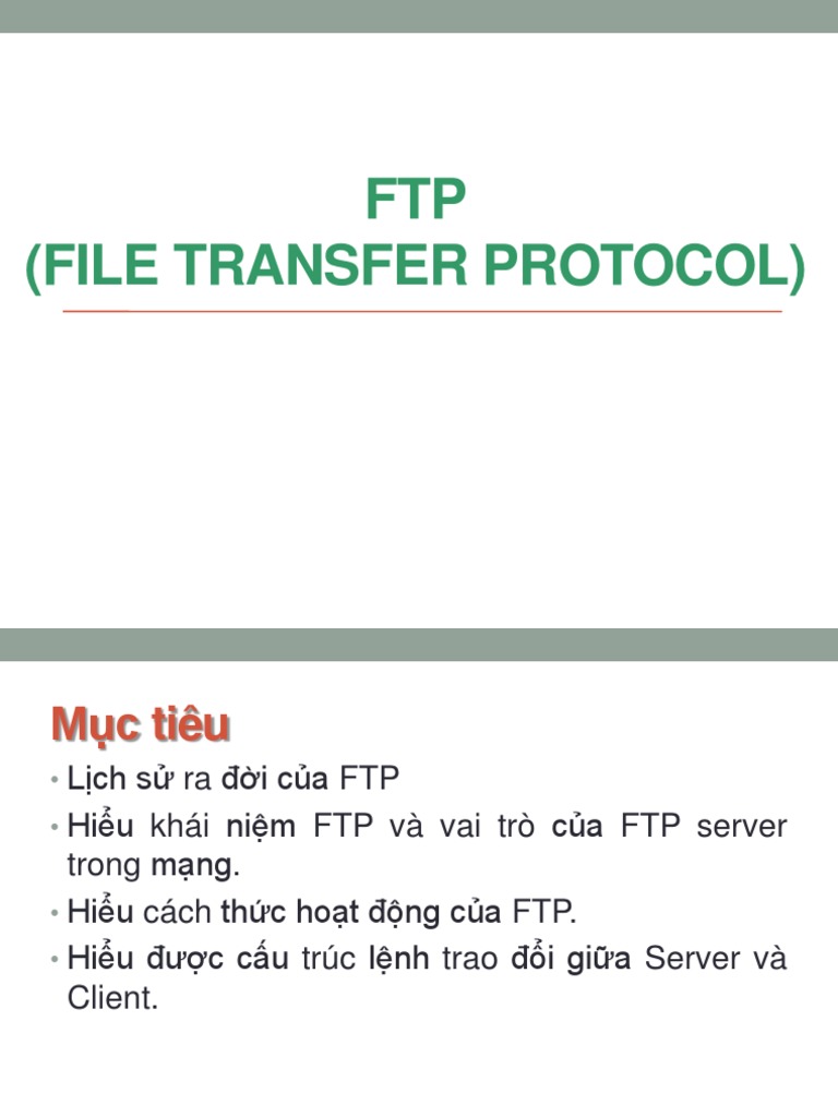 FTP Protocol | PDF