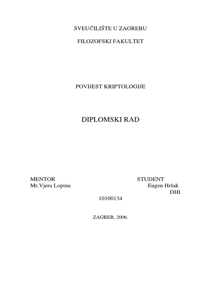 Hrsak - Kriptolog-Pov | PDF