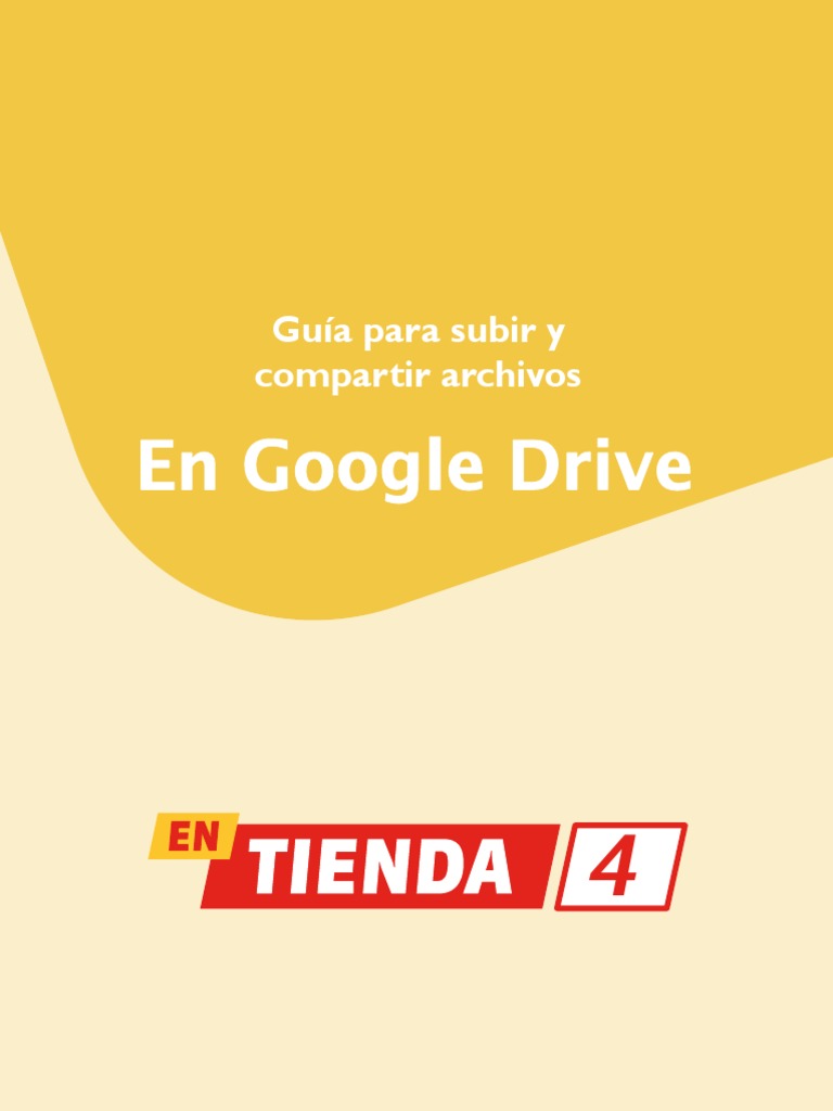 Guía para Subir y Compartir Archivos en Google Drive | PDF | Archivo de ...