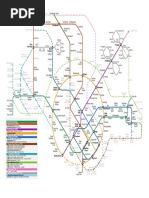 Singapore MRT/LRT System Map 2024 | PDF | Land Transport | Rail Transport