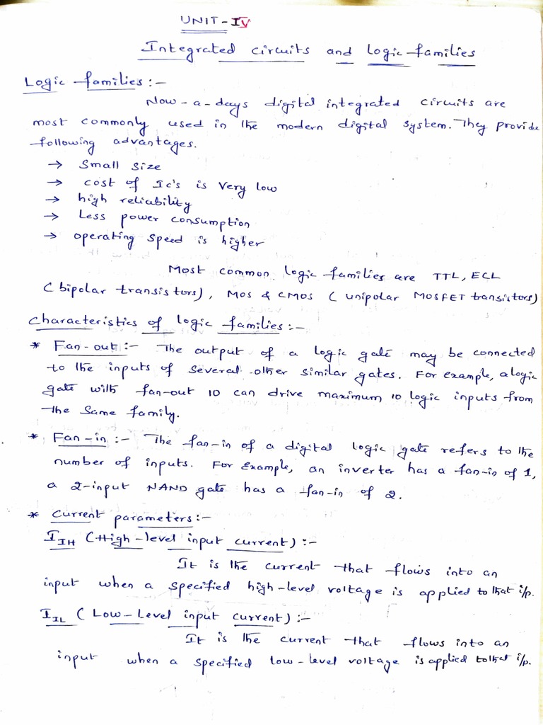 UNIT-IV Digital Integrated Circuits | PDF