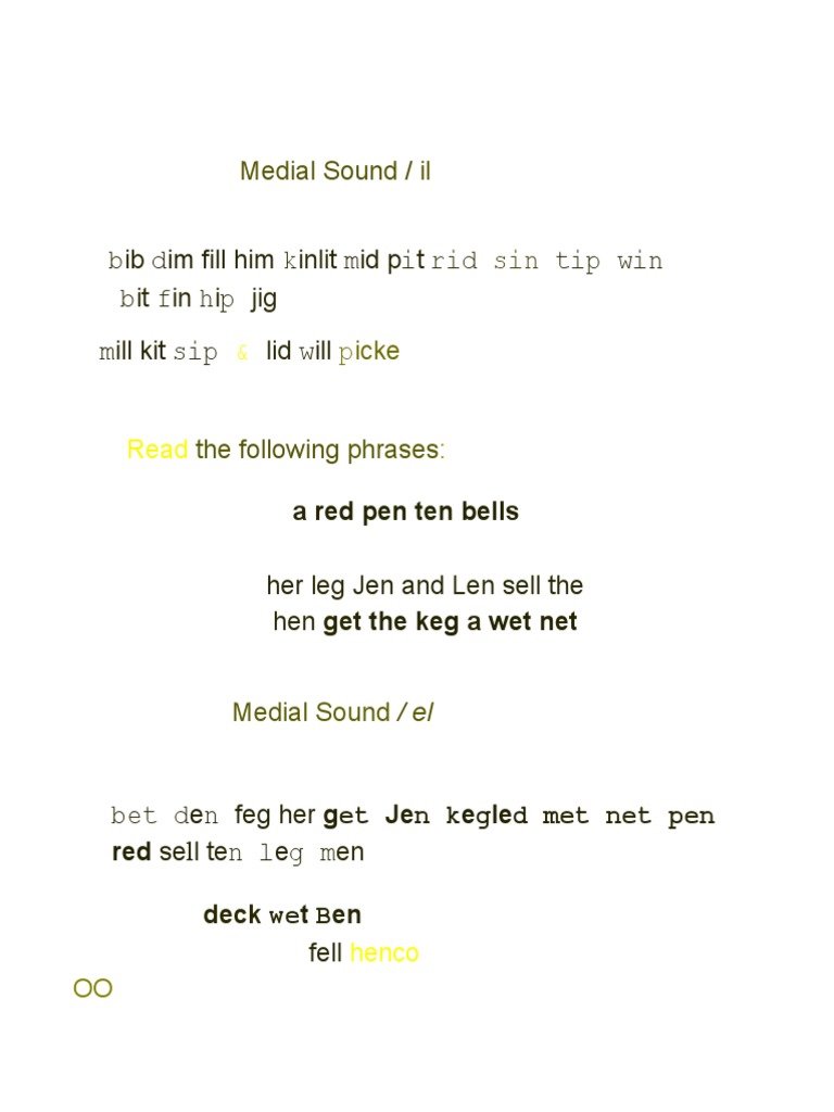 Remedial Reading in English | PDF