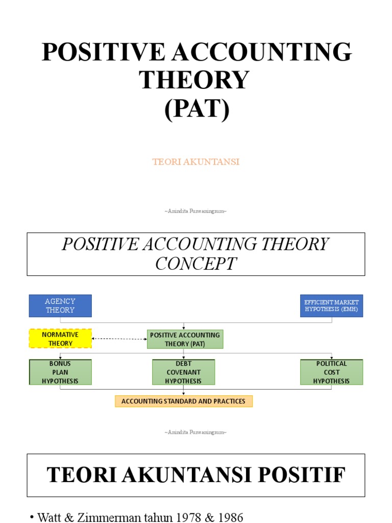12-Positive Accounting Theory | PDF