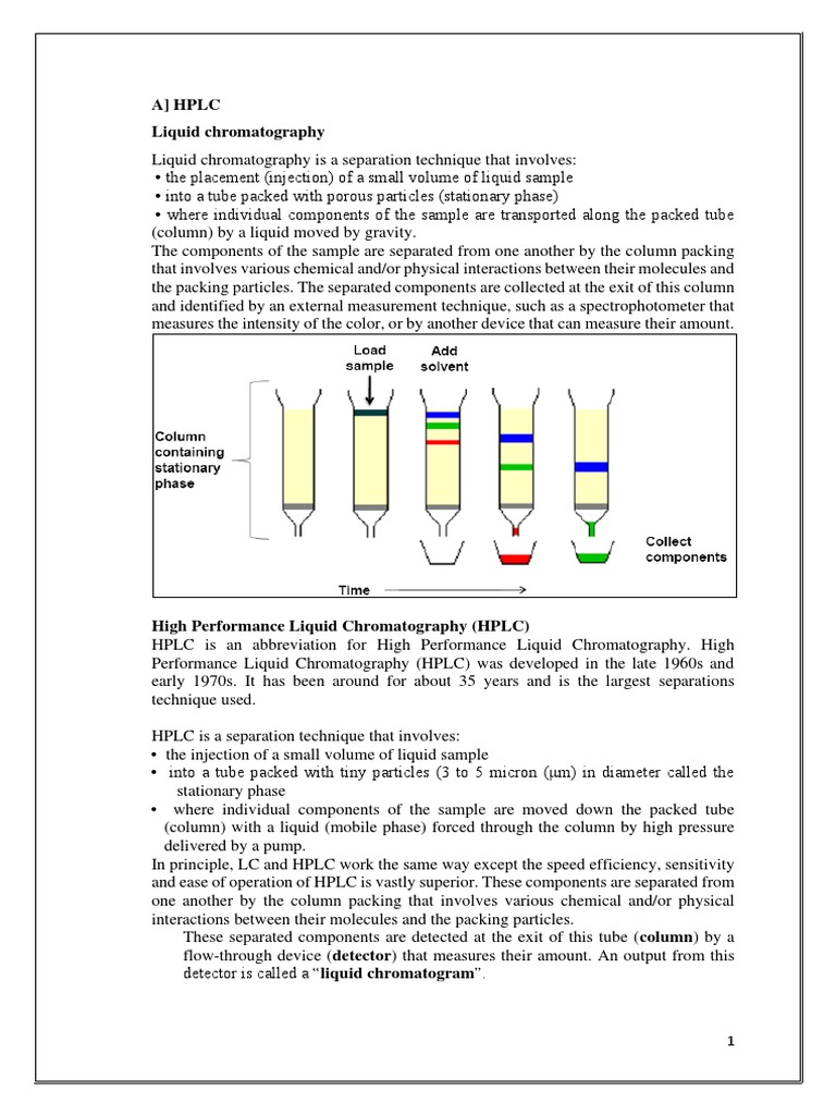 HPLC & GC Ref | PDF | High Performance Liquid Chromatography ...