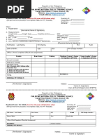 Pnpa Bmi Form | PDF