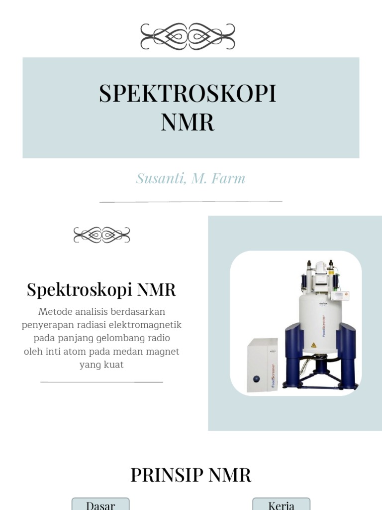 TM 12 Spektroskopi NMR | PDF