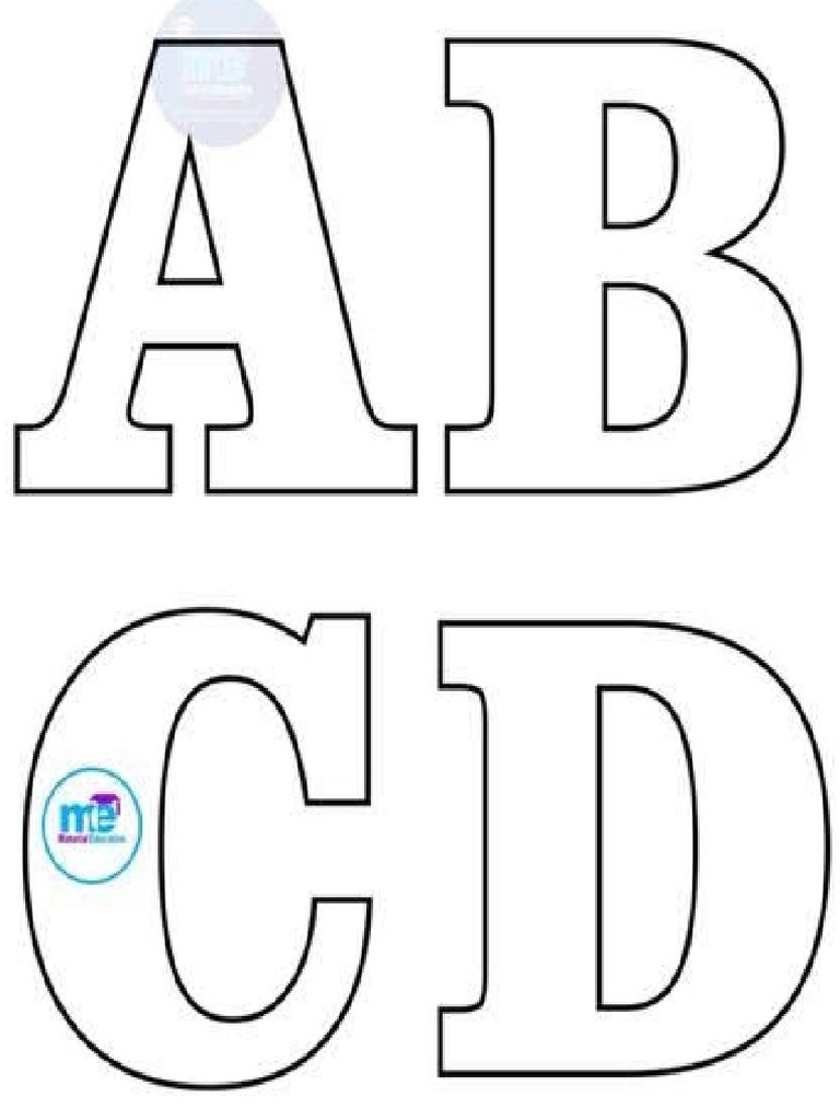 Plantillas de Letras Pequeñas | PDF