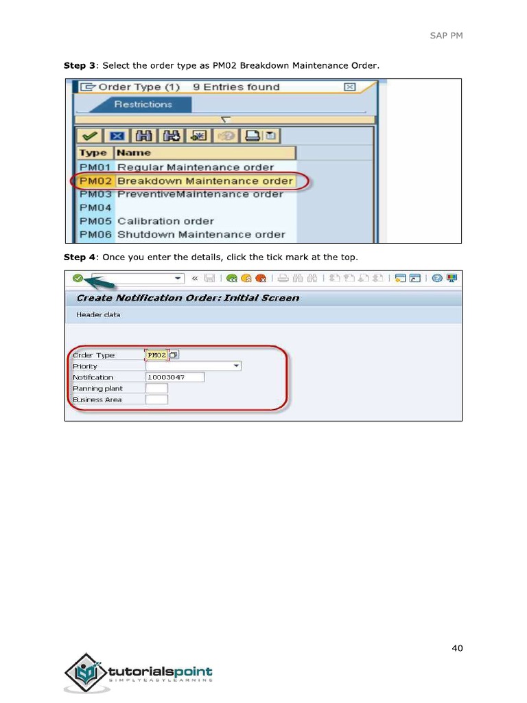 SAP PM Pág 45 A 89 | PDF