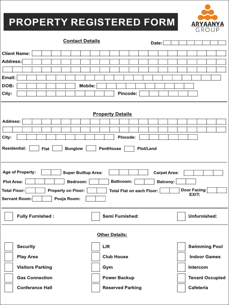 Residential Listing Form | PDF | Property | Economies
