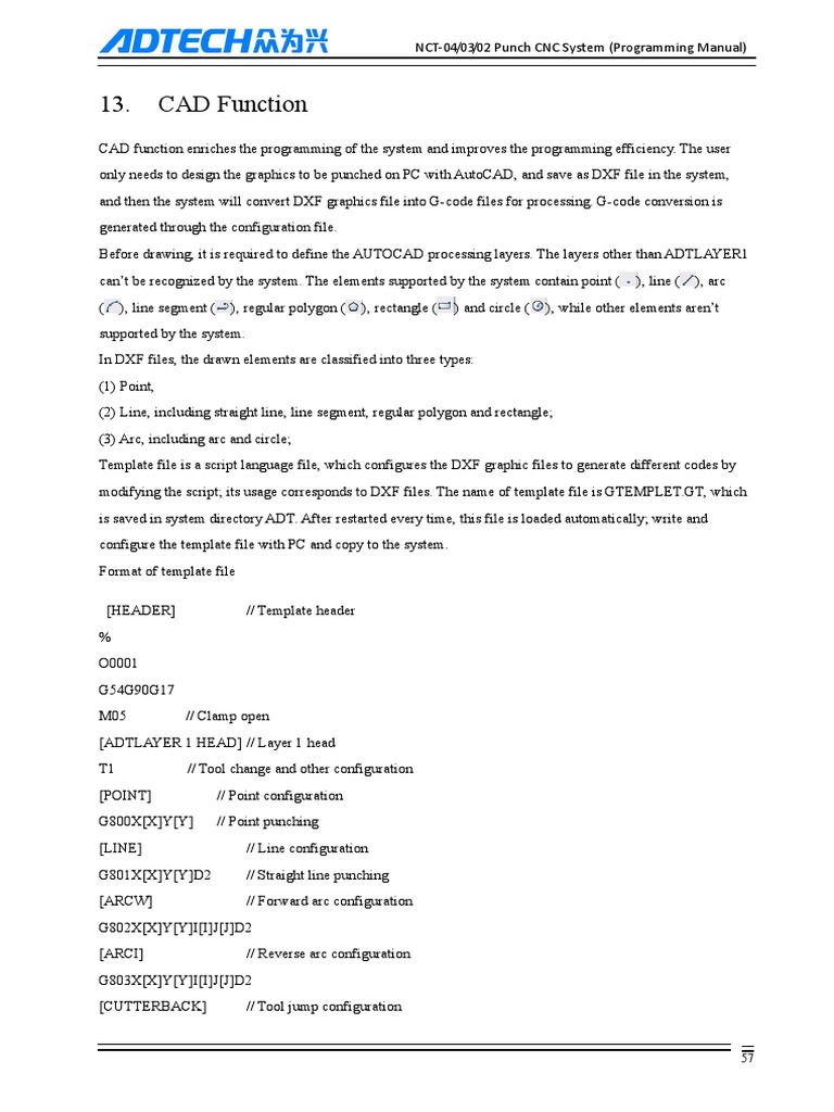 Cad Function Adtech | Download Free PDF | Numerical Control | Auto Cad