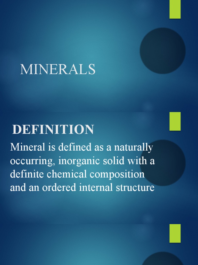 MINERALS | PDF