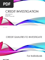 Credit Investigation Report Template | PDF | Finance & Money Management ...