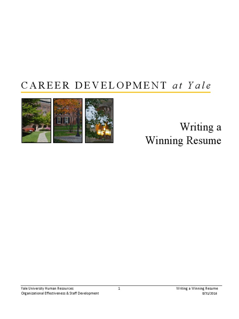 Guide To Writing A Winning Resume | PDF | Résumé | Human Resources