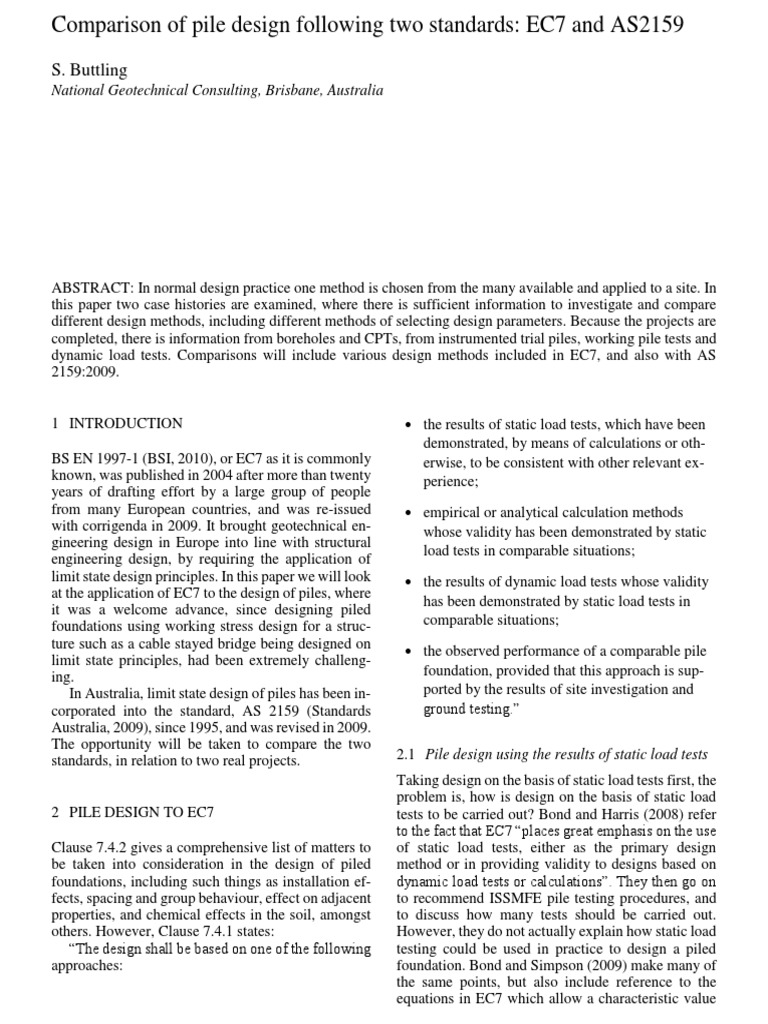Buttling, S (2016) - Comparison of Pile Design Following Two Standards ...