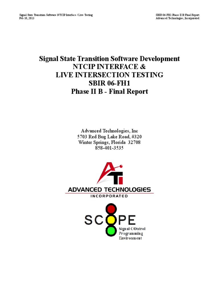 SBIR Final Report Phase II B | Download Free PDF | Library (Computing) | Graphical User Interfaces