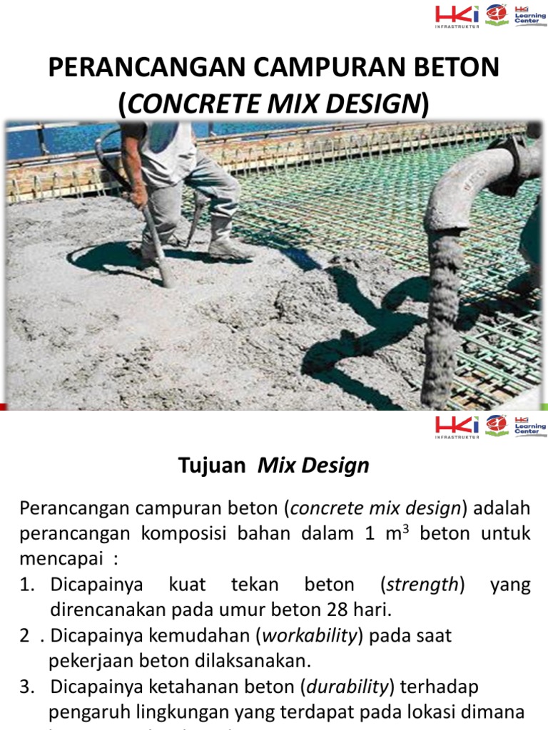Desain Campuran Beton Optimal | PDF