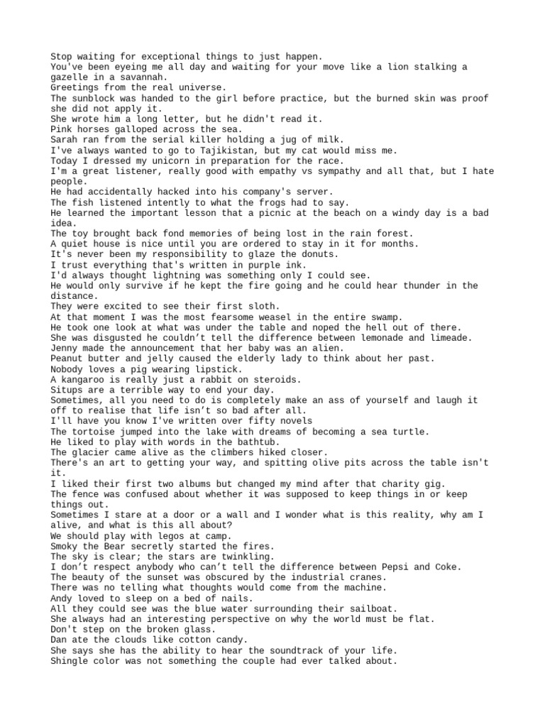 Scribd Test Text | PDF