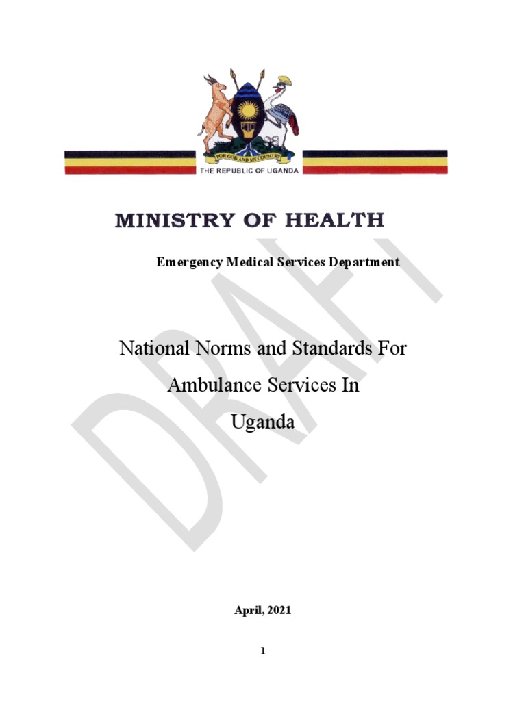 Ambulance Norms and Standards April 2021 19.05.2021 0 | PDF | Ambulance ...