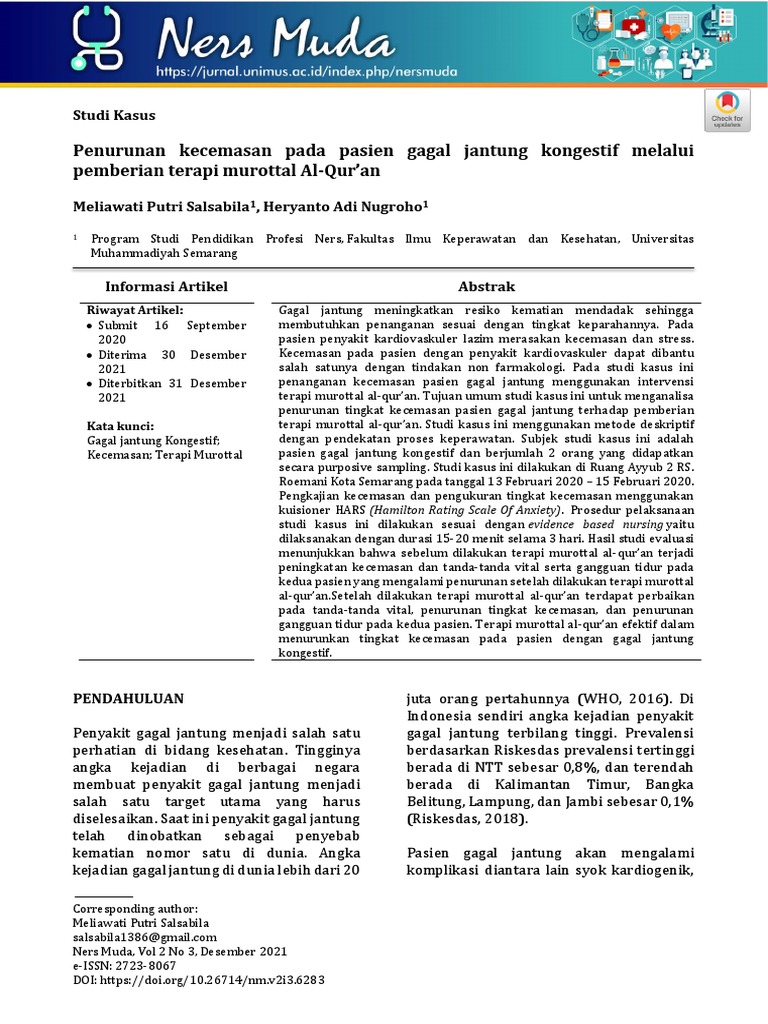 Jurnal Studi Kasus Pada Sinta 4 | PDF