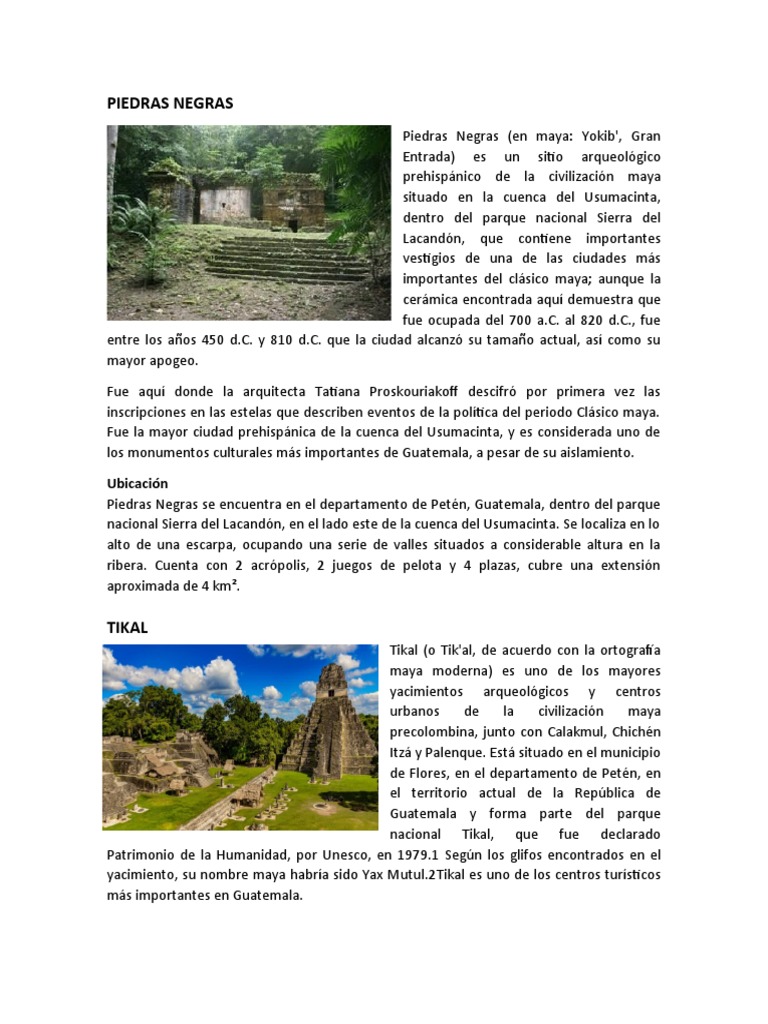 Ciudades Mayas | PDF | Civilización maya | Mesoamérica