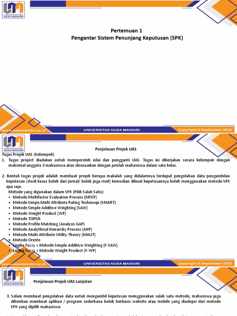 Modul Sistem Penunjang Keputusan (Senin) | PDF