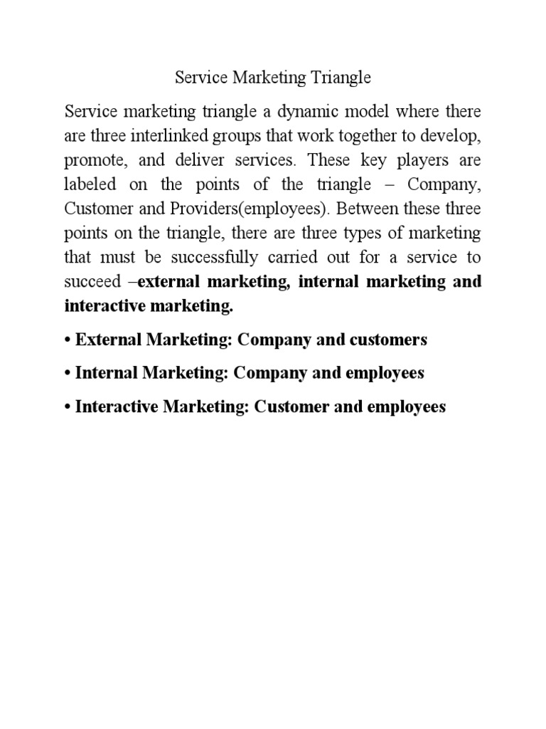 Service Marketing Triangle & SERVQUAL MODEL | PDF | Marketing | Business